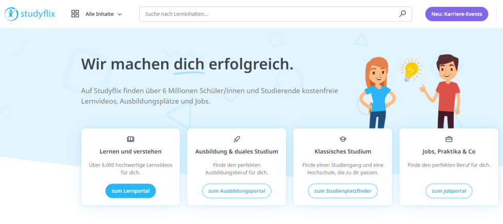 Alle Lernvideos von Studyflix ab dem 01.01.2026 in der ...